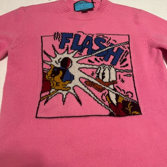 Gucci | Sweaters | Disney X Gucci Barbie Pink Sweater Size Small Brand ...